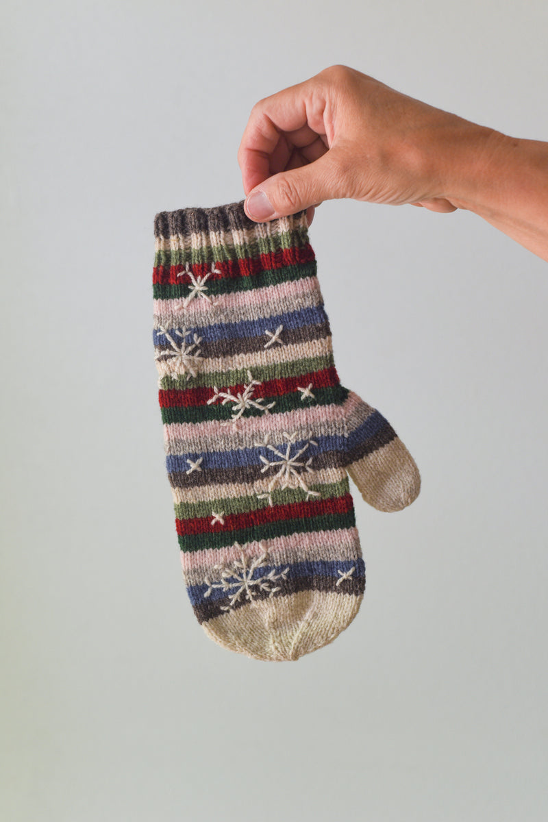 Good Tidings Mittens Pattern – Barrett Wool Co.