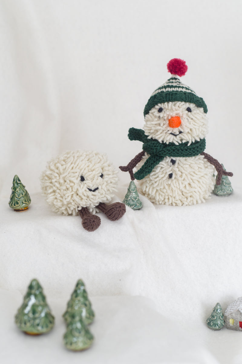Wooly Snowman + Snowball Kit – Barrett Wool Co.